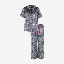 Ed Hardy Graues Pyjamaset mit Totenkopfmuster