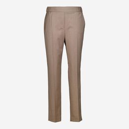 Braune Sidro Hose aus Wollmischung