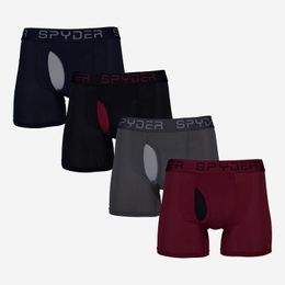 Spyder 4er-Pack mehrfarbige Boxershorts aus Mesh