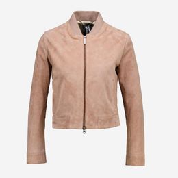 Bomboogie Braune Wildlederjacke