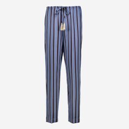 forte_forte Blaue Hose mit Streifenmuster