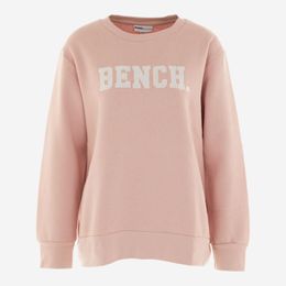 Bench Rosafarbenes Sweatshirt mit gesticktem Logo