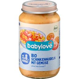 Menü Schinkennudeln mit Gemüse, ab 8 Monaten babylove