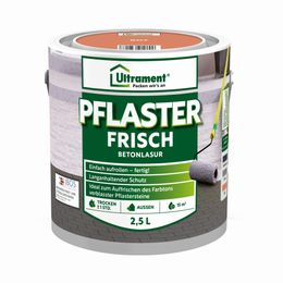 Ultrament Pflaster Frisch Betonlasur rot 2,5 l
