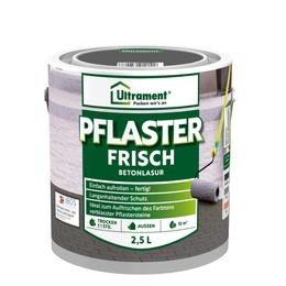 Ultrament Pflaster Frisch Betonlasur anthrazit 2,5 l