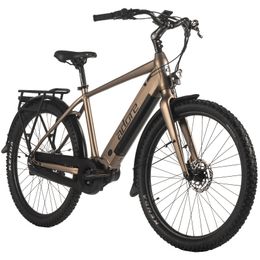 Adore Adore E-Citybike 27,5" Alu Cityfahrrad CX-290 Mittelmotor 75NM / 15Ah Bronze