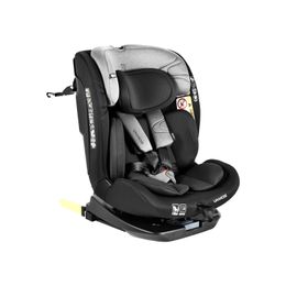 Moni Kindersitz Vamos i-Size (40-150cm) Gruppe 0/1/2/3 Isofix Top Tether Gurt grau