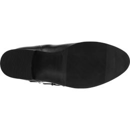 sheego Damen Weitschaftstiefel mit Schnallenb&auml;ndern, schwarz, Gr&ouml;&szlig;e 41