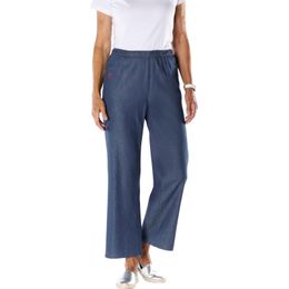 Damen Schlupfjeans in weiter Form blue-stone-washed, Gr&ouml;&szlig;e 56