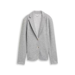 Tom Tailor Damen Slim Fit Blazer in Melange-Optik, bunt, Meliert, Gr. XXL