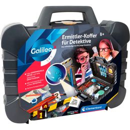 Clementoni Kinder Experimentierkasten "Galileo Lab, Ermittler-Koffer für Detektive"frz:, Experimentierkästen, Made in Europe