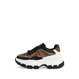 Guess Sneaker 'Berrett' Damen Größe 39 braun / schwarz / weiß