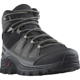 Wanderschuh Salomon "QUEST ROVE GORE-TEX W", Damen, Gr. 40, schwarz, Leder, Textil, Schuhe Wanderschuh, Wasserdicht
