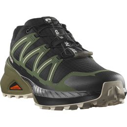 Salomon Herren Trailrunningschuh "SPEEDCROSS PEAK", Gr. 42,5schwarz, schwarz forest, rainy day, Synthetik, Textil, Schuhe