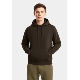 Jack & Jones Kapuzensweatshirt JACK & JONES "JJESTAR BASIC SWEAT HOOD NOOS", Jungen, Gr. M, delicioso, angeraute Sweatware, Obermaterial: 70% Baumwolle, 30% Polyester, unifarben, relaxed fit, Rundhals, Rippb&uuml;ndchen, Sweatshirts, mit Rippb&uuml;ndchen