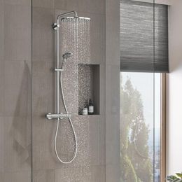 Grohe Vitalio Joy Aufputz-Duschsystem mit Thermostat, 26400001,