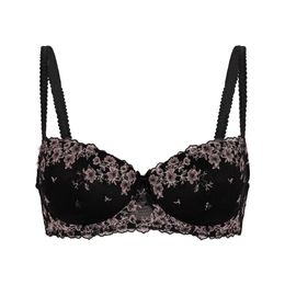 Hunkem&ouml;ller Hunkem&ouml;ller BH 'Chloe' Damen Gr&ouml;&szlig;e 80 pastelllila / schwarz / wei&szlig;