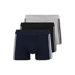 Schiesser Boxershorts Herren Gr&ouml;&szlig;e L/XL dunkelblau / graumeliert / schwarz / wei&szlig;