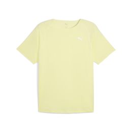 Laufshirt Puma "CLOUDSPUN Running-T-Shirt Herren", Herren, Gr. L, gelb (gold moon gelb), Obermaterial: 94% Polyester, 6% Elasthan, regular fit, Rundhals, Shirts