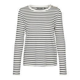 Véro Moda VERO MODA Shirt 'VMLEXIE APRIL' Damen Größe S schwarz / weiß