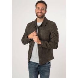 Mauritius Herren Lederjacke "MMJemmo"dunkel salbeigrün, Gr. XXXL, unifarben, Obermaterial: 100% Schafsleder. Futter: 100% Baumwolle. Ärmelfutter: