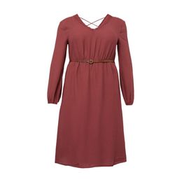 ABOUT YOU Curvy Kleid 'Laurine' Damen Größe 46 bordeaux Winterkleid