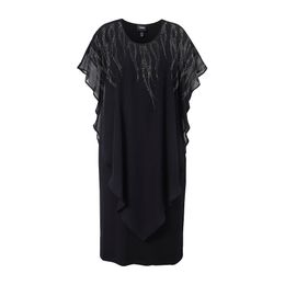 Ulla Popken Kleid Damen Gr&ouml;&szlig;e 54/56 schwarz Winterkleid