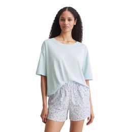 Marc O'Polo MARC O'POLO Damen Shorts "Mix & Match Cotton", Gr. Sfloral print, Single Jersey, Obermaterial: 100% Baumwolle, gemustert, Hosen, mit floralem
