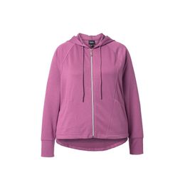 Ulla Popken Zip-Up Hoodie female Pink size 58-60