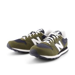 New Balance Herren Sneaker "500", Gr. 41,5woodland, sea salt, Synthetik, mehrfarbig, Schuhe