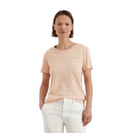 Marc O'Polo T-Shirt MARC O'POLO "aus Slub-Jersey", Damen, Gr. M, m304, Obermaterial: 52% Baumwolle, 48% Viskose, unifarben, Basic, skinny fit, Rundhals, normaler Saum, Shirts T-Shirt