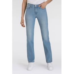 Levi's LEVI'S Damen Gerade Jeans "314 Shaping Straight"cool view, Gr. 25, Denim/Jeans, Obermaterial: 74% Baumwolle, 24% Polyester, 2% Elasthan, Jeans, mit