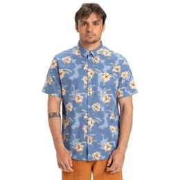 Quiksilver Herren Kurzarmhemd "Apero Classic"coronet blau backyards, Gr. XL, Obermaterial: 100% Baumwolle;, Hemden