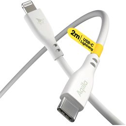 Aqiila Cablebird CS22 Lade/ Sync Kabel USB C zu Lightning 30 W 2 Meter wei&szlig; - Sonstiges 12 / 24 V Zubeh&ouml;r