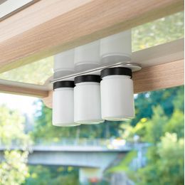 Silwy Magnet-Feinkostgl&auml;ser ALL WHITE 192 ml inkl. Leiste WHITE - Gew&uuml;rzstreuer & Fl&uuml;ssigkeitsspender