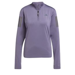 adidas Performance Funktionsshirt 'Own The Run' Damen Gr&ouml;&szlig;e XXXL/4XL lavendel / schwarz