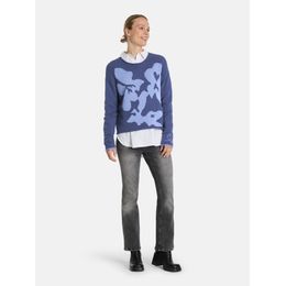 LIEBLINGSST&Uuml;CK Lieblingsst&uuml;ck Pullover 'Sarai' Damen Gr&ouml;&szlig;e L hellblau / dunkelblau
