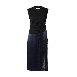3.1 Phillip Lim Kleid 'ENDLESS LOOP' Damen Gr&ouml;&szlig;e 38 dunkelblau / schwarz Winterkleid