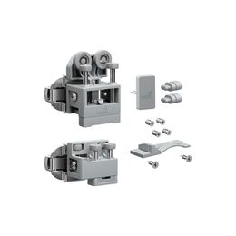 Hettich Set WLL PC, mittel, m. SA , links, grau (9339382)