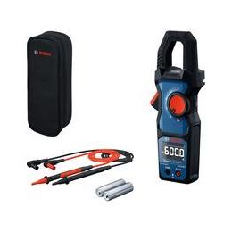 Bosch Strommesszange GMC 600-15 Professional, Messger&auml;t blau/schwarz, 2x Batterien, Tasche