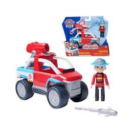 Spin Master Paw Patrol Fire Rescue - Ryders Rettungsfahrzeug, Spielfahrzeug mit Drohnen-Abwerfer und Ryder Figur