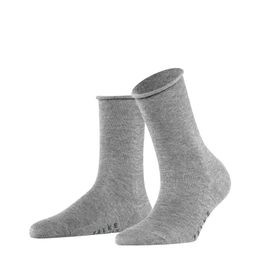 Socken Falke "Active Breeze", Damen, Gr. 35-38, grau (light graumeliert), Materialmix, unifarben, normal, Socken Socken, k&uuml;hlend, atmungsaktiv