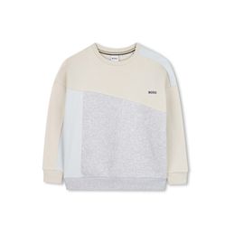 BOSS Sweatshirt Jungen Gr&ouml;&szlig;e 152 hellbeige / hellgrau / pastellgr&uuml;n / schwarz