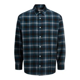 Jack & Jones Jack & Jones Hemd Herren Gr&ouml;&szlig;e L dunkelblau / grau / schwarz