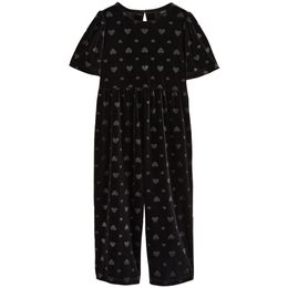 next Jumpsuit M&auml;dchen Gr&ouml;&szlig;e 110 grau / schwarz