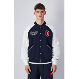 Champion Herren Sweatshirt "Bomber Sweatshirt"nny, wht, wht, Gr. S, Obermaterial: 85% Baumwolle, 15% Polyester, Sweatshirts