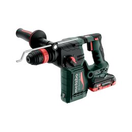 Metabo Akku-Kombihammer KH 18 LTX BL 24 Q mit Metabo-Quick-Wechselfutter; MetaboX 165 L; 18V 2x4Ah LiHD + ASC 55 (601714800)