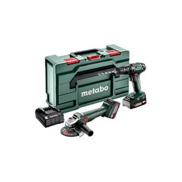 Metabo Akku Combo Set 2.4.4 18 V SB 18 + W 18 L 9-125; MetaboX 165 L (685205500)
