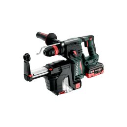 Metabo Akku-Kombihammer KH 18 LTX BL 24 Q Set ISA mit integrierter Staubabsaugung und Metabo-Quick-Wechselfutter ; MetaboX 185 XL; 18V 2x5.5Ah LiHD + (601714930)