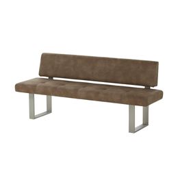 Wohnwert Einzelbank Mia grau Maße (cm): B: 200 H: 90 T: 66.0 » Möbel Kraft